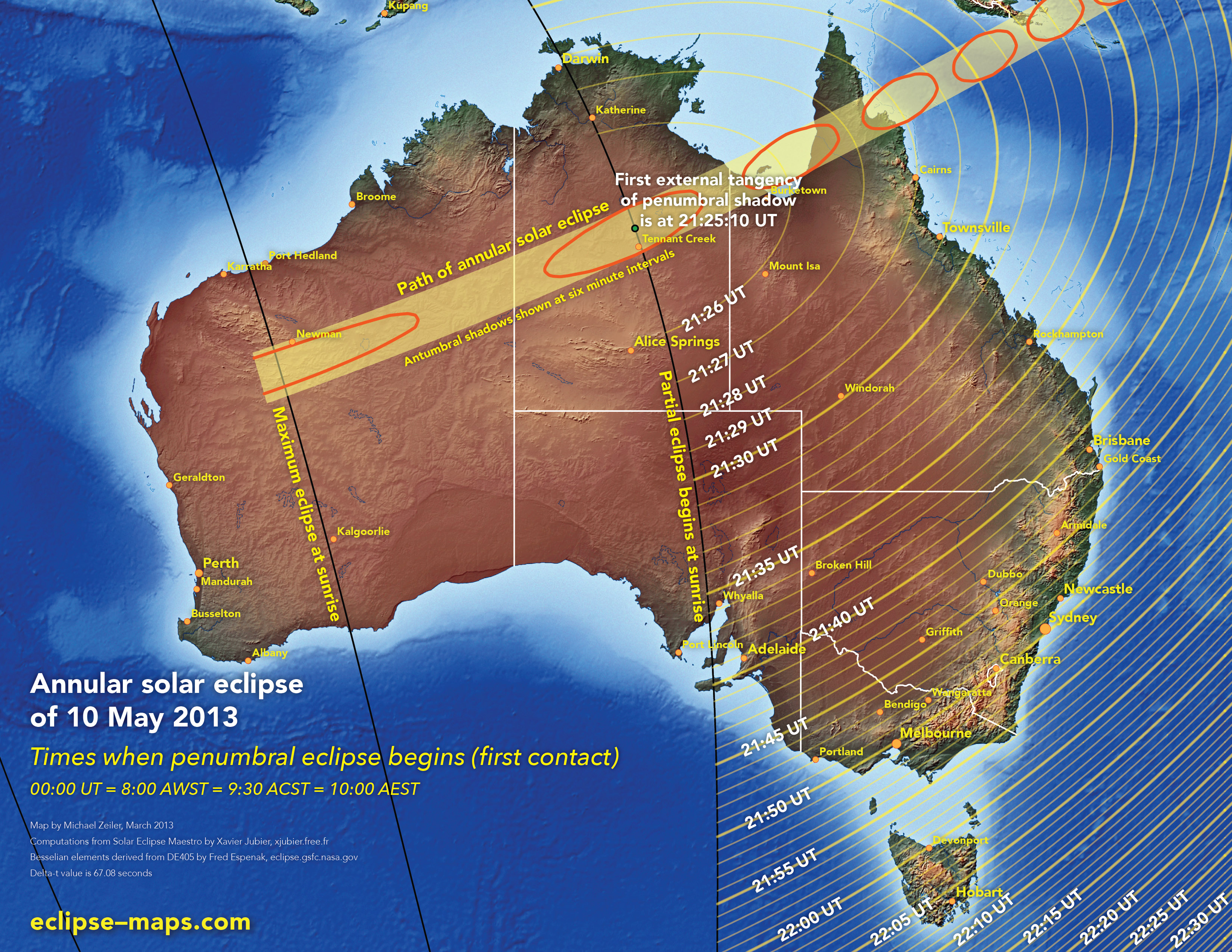 Annular solar eclipse of 2013 May 10